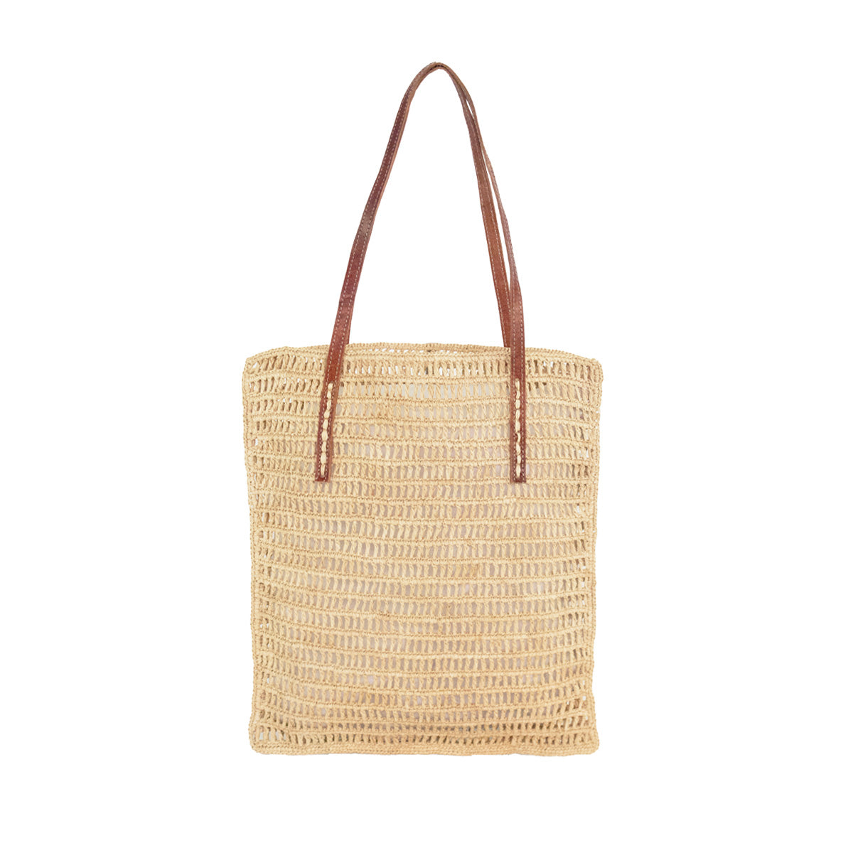 Sac cabas en raphia crocheté Madagascar – Histoires de roseau